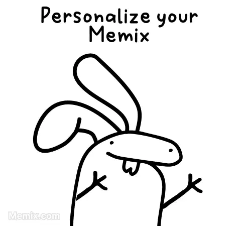 Flork Bunny Hug Meme, GIF - Share with Memix