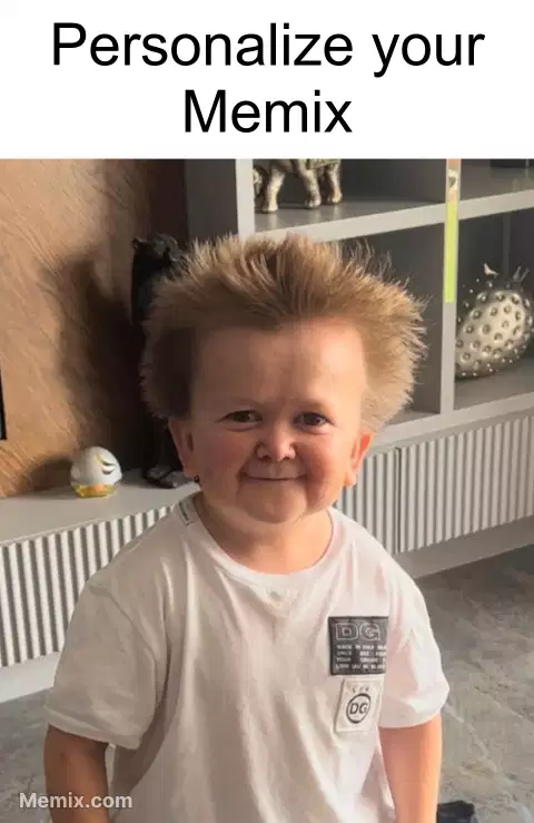 Hasbulla Dried Out Hair Meme, GIF - Share with Memix