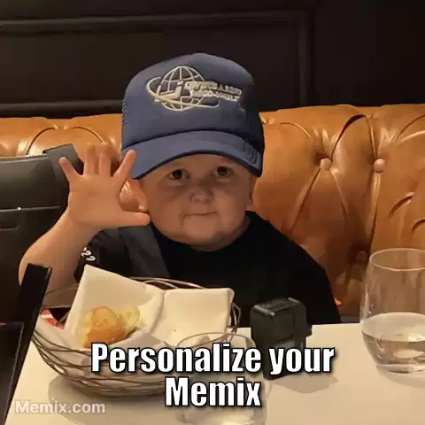 Hasbulla Hi Wave Cap Meme, GIF - Share with Memix
