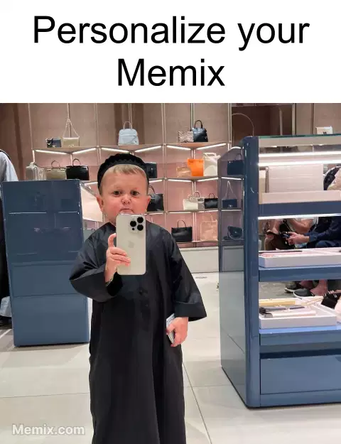 Hasbulla Robe Selfie Meme, GIF - Share with Memix