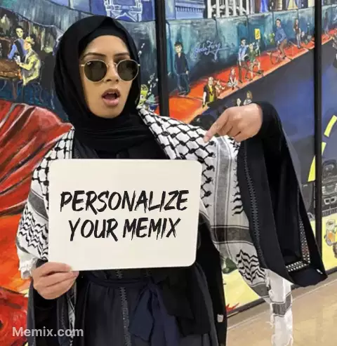 Hijabi Ramadan Message Meme, GIF - Share with Memix