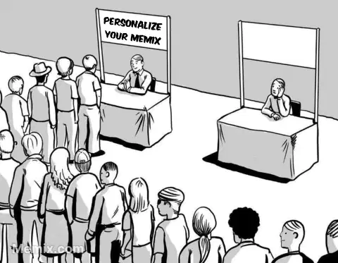 Long Queue No Queue Meme, GIF - Share with Memix