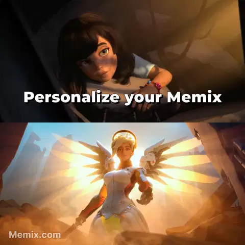 Overwatch Mercy Meme, GIF - Share with Memix