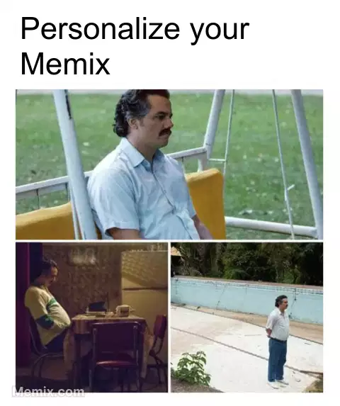 Sad Pablo Meme, GIF - Share with Memix