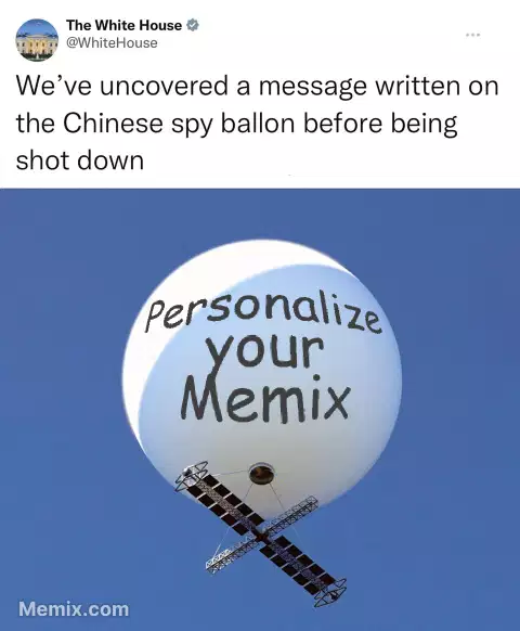 Spy Balloon Meme, GIF - Share with Memix